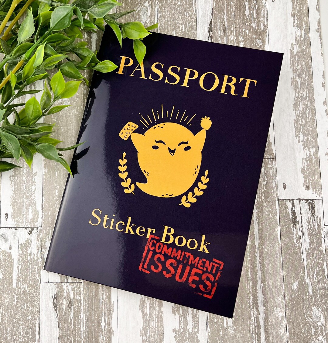 PREORDER Passport ~ Sticker Storage Book ~ Sticker Collection ...