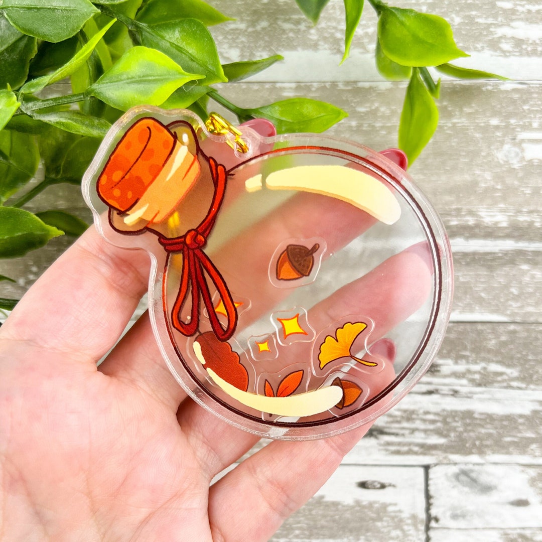 Bottled Autumn ~ Shaker Charm Acrylic Keychain ~ Halloween Fall Autumn ...