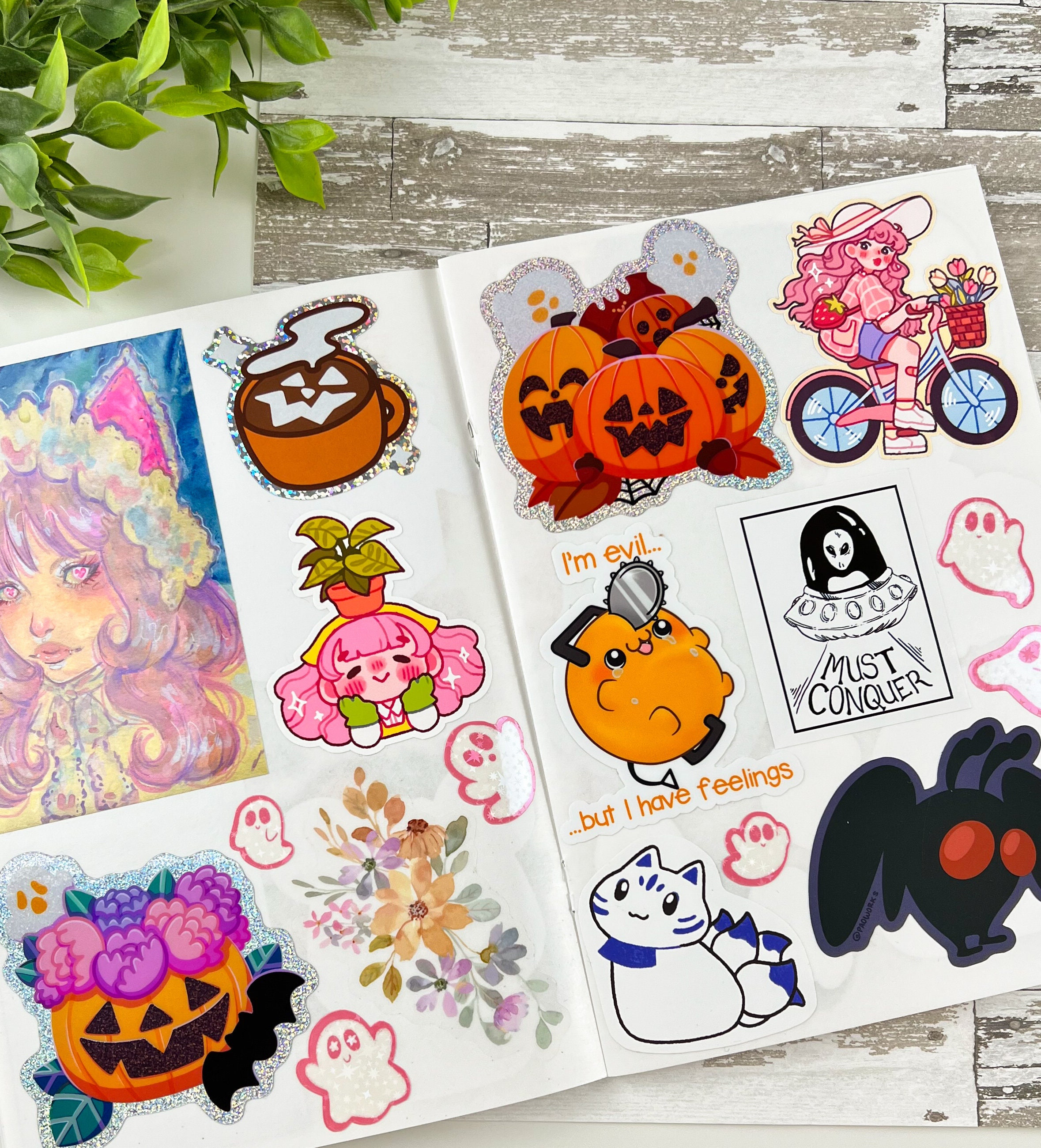 PREORDER 90s Nostalgia ~ Sticker Storage Book ~ Sticker Collection ...