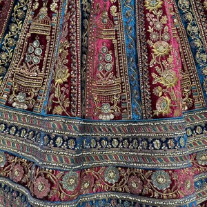 Wedding Special Wear Heavy Embroidered and Multi Color Velvet Kali ...