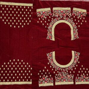 Sabyasachi Designer Velvet Lehenga Choli With Designer Diamond - Etsy