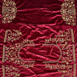 Wedding Special Wear Heavy Embroidered and Multi Color Velvet Kali ...