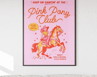 Chappell Roan "pink Pony Club" Print - Etsy
