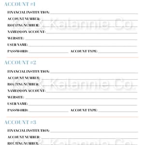 Life Management Binder, Family Information, Emergency Binder, Important ...