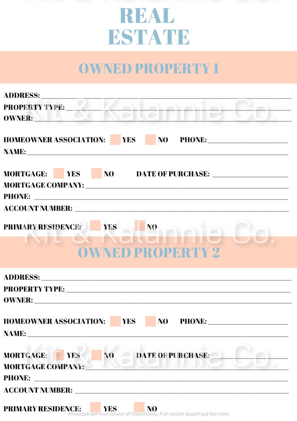 Life Management Binder, Family Information, Emergency Binder, Important ...