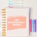 Life Management Binder, Family Information, Emergency Binder, Important ...