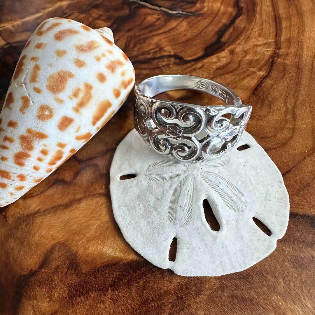 Vintage Handmade Spoon Ring Circa 1900's Norway Silver Boho Hippie - Etsy