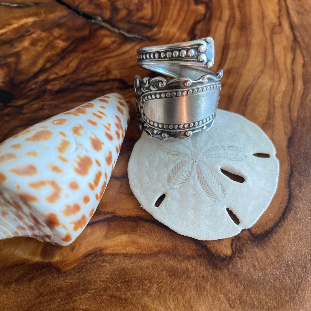 Vintage Handmade Large Spoon Ring Circa 1900's Classic Victorian ...