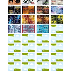 0.67in X 1in Mini Book Template - Etsy