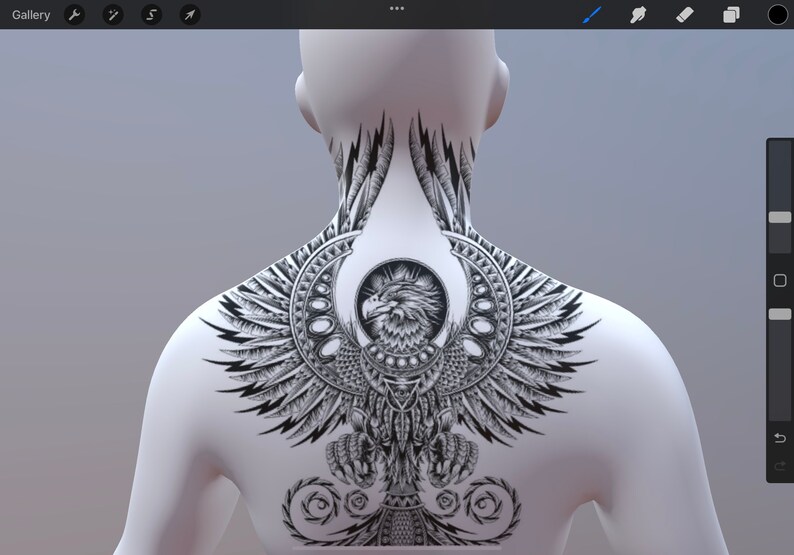 Procreate 3D Object Body Set Model Procreate Tattoo Practice - Etsy