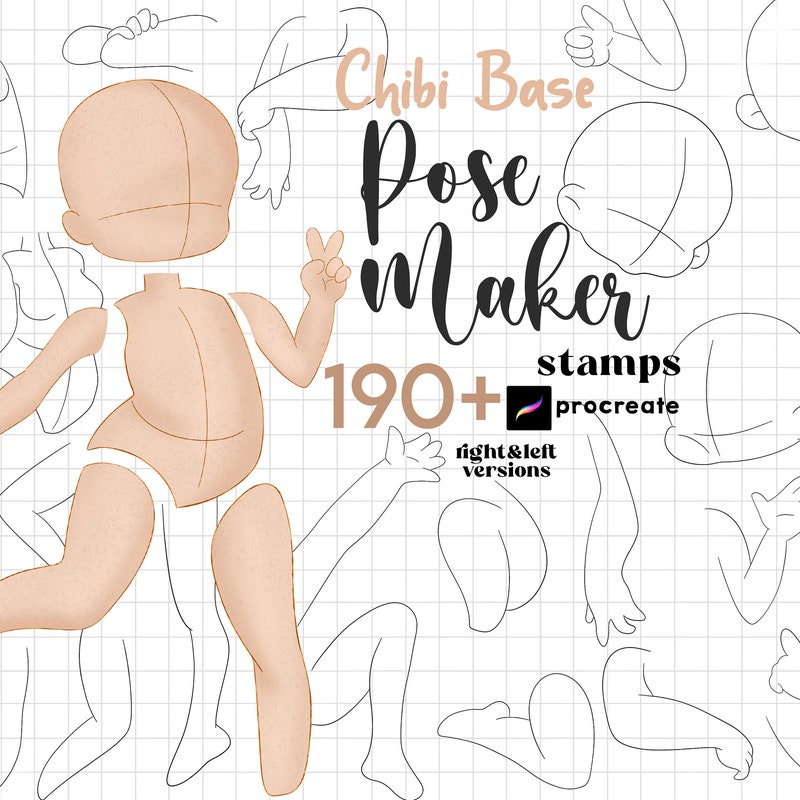 Chibi Body Base Etsy 0653