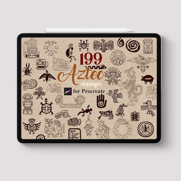 Aztec Design Knives - Etsy