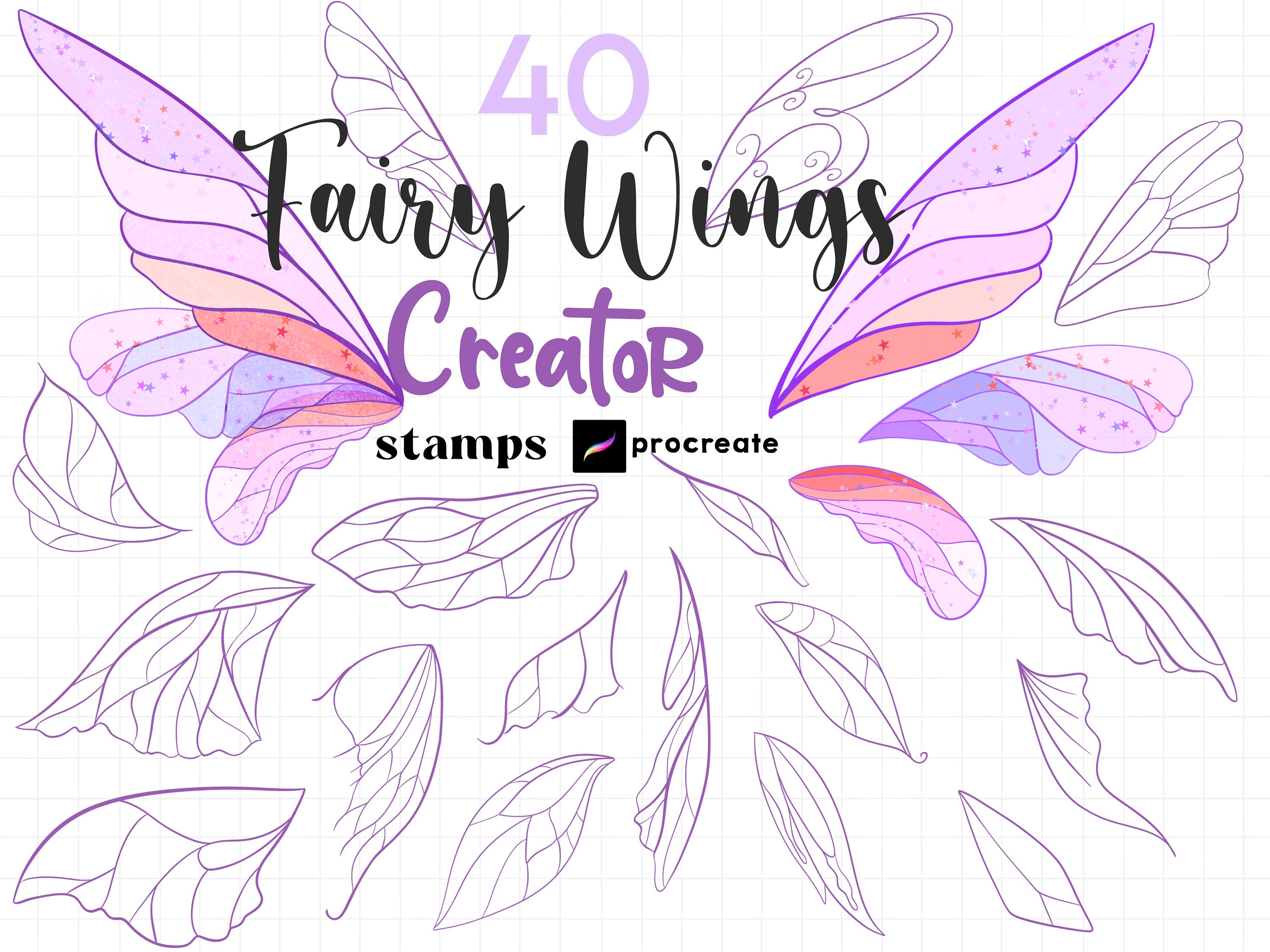 Anime Gothic Fairy Wings