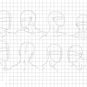 Procreate Anime Pose Maker 550 Procreate Body Guides Procreate ...