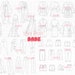 Procreate Clothing Stamps : Anime Clothes Dress Manga Outfit Character ...