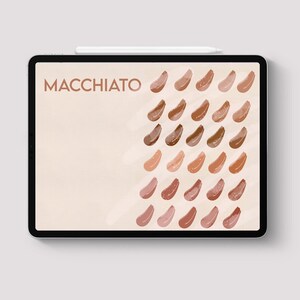 Procreate Palette Skin Tones Procreate Color Swatch Portrait Realistic ...