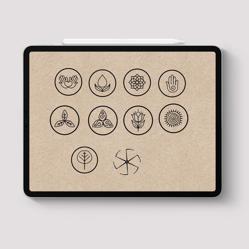 Procreate 68 Hindu Stamps Tattoo Brush Traditional Gods - Etsy