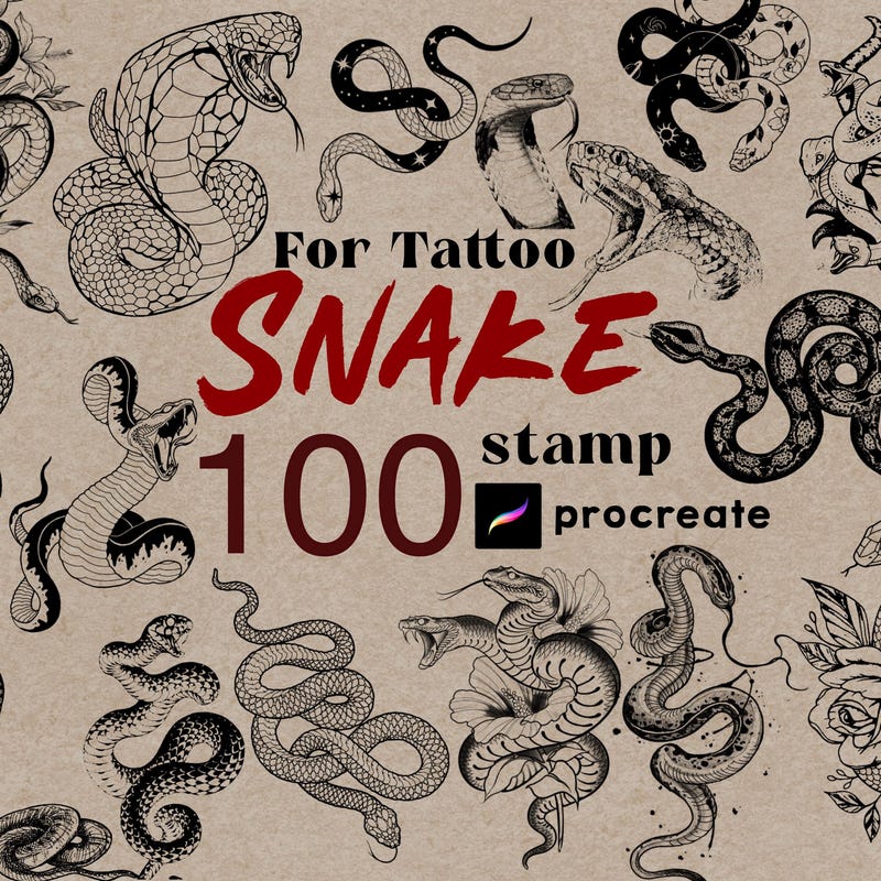 Snake Stamp - Etsy