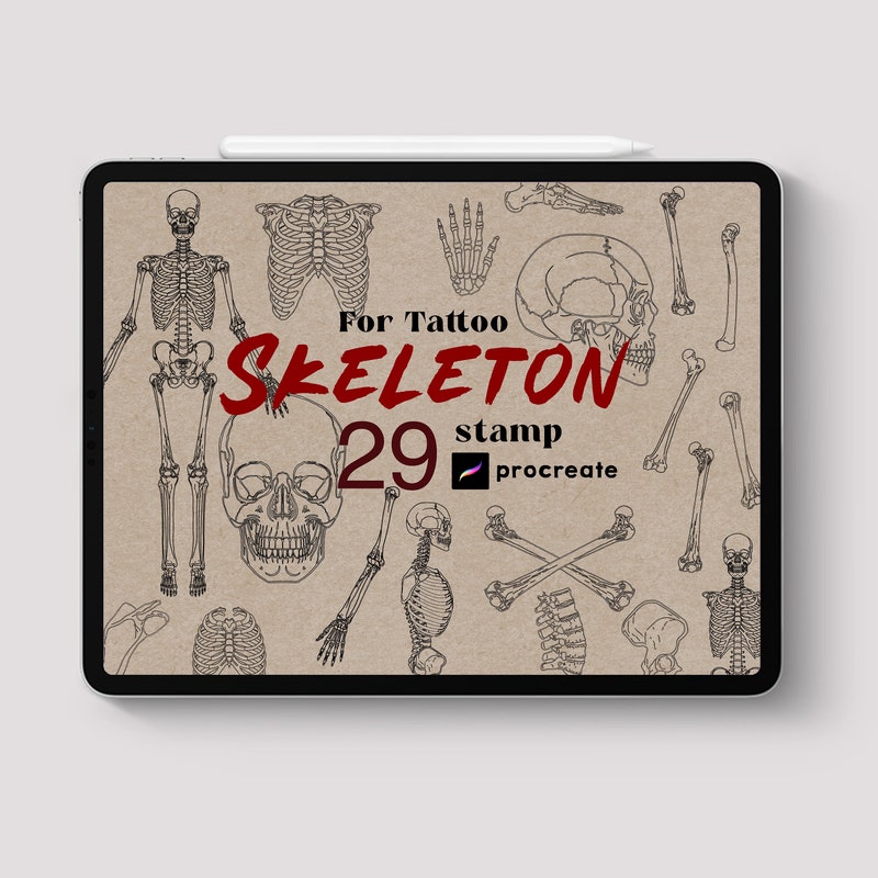 Skeleton Stamps - Etsy