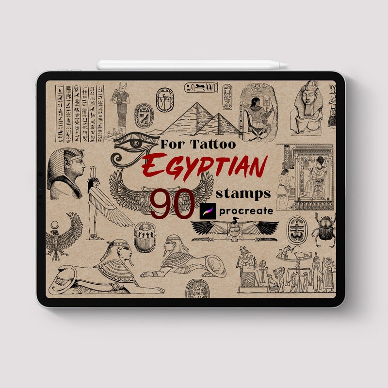 Egyptian Tattoo - Etsy