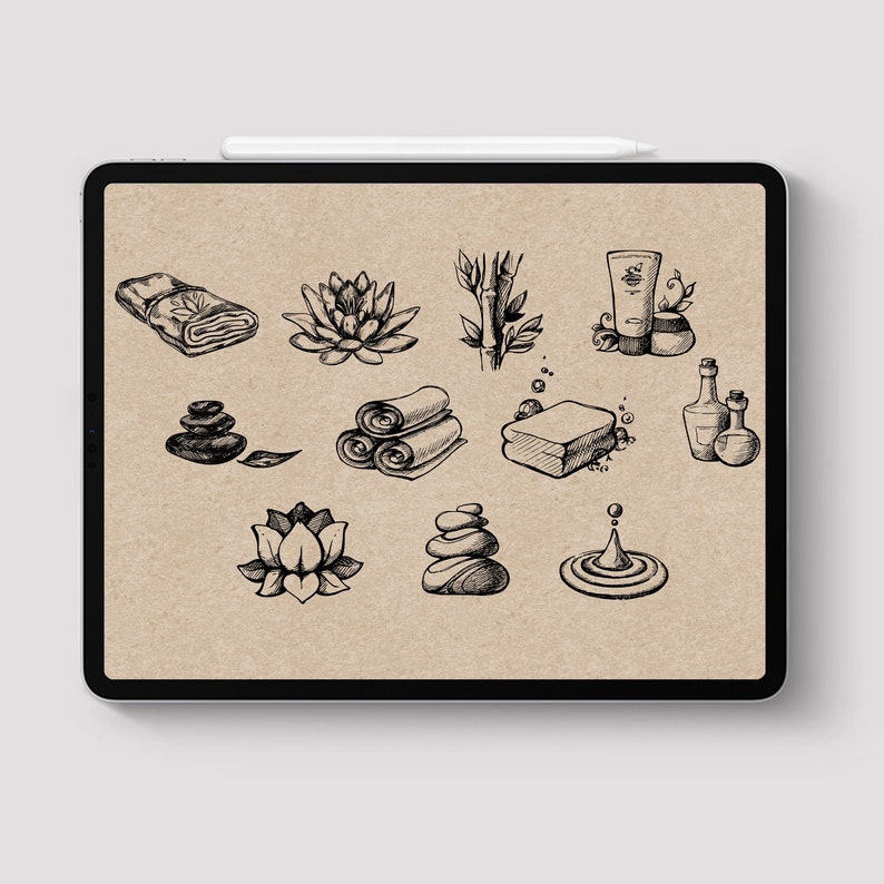 Procreate 68 Hindu Stamps Tattoo Brush Traditional Gods - Etsy