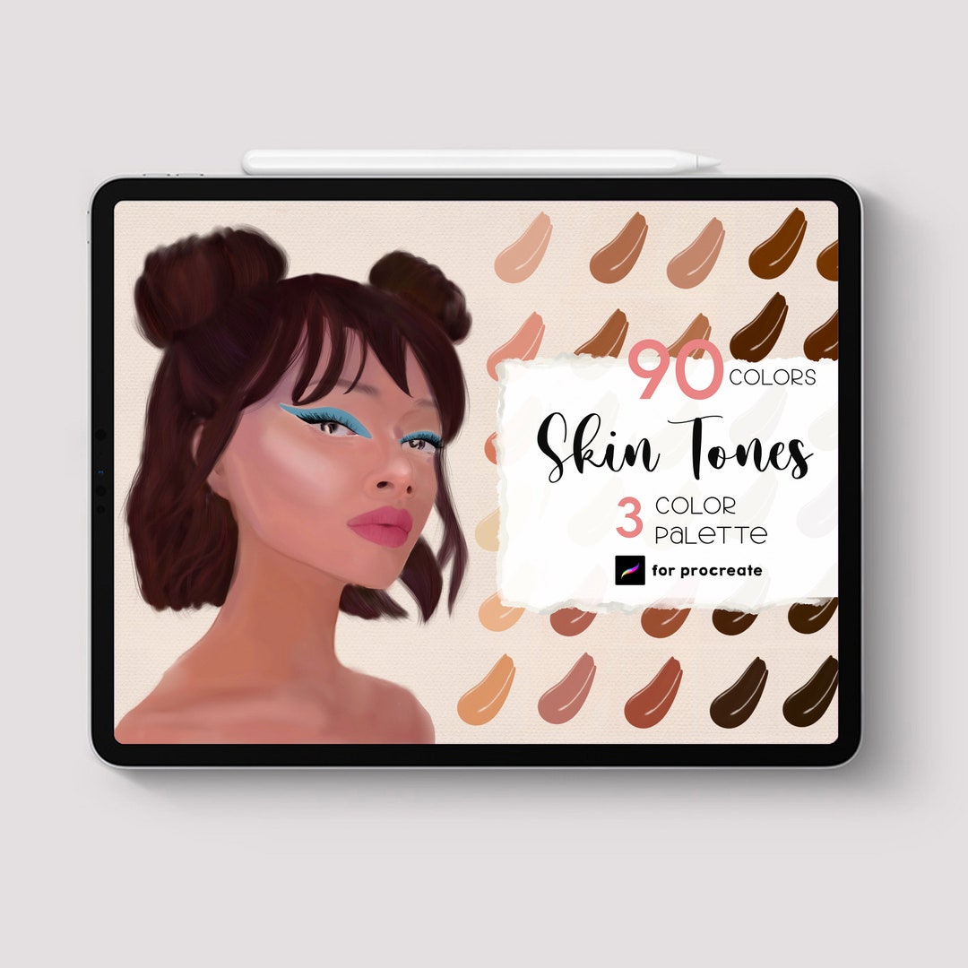 Procreate Palette Skin Tones Procreate Color Swatch Portrait Realistic