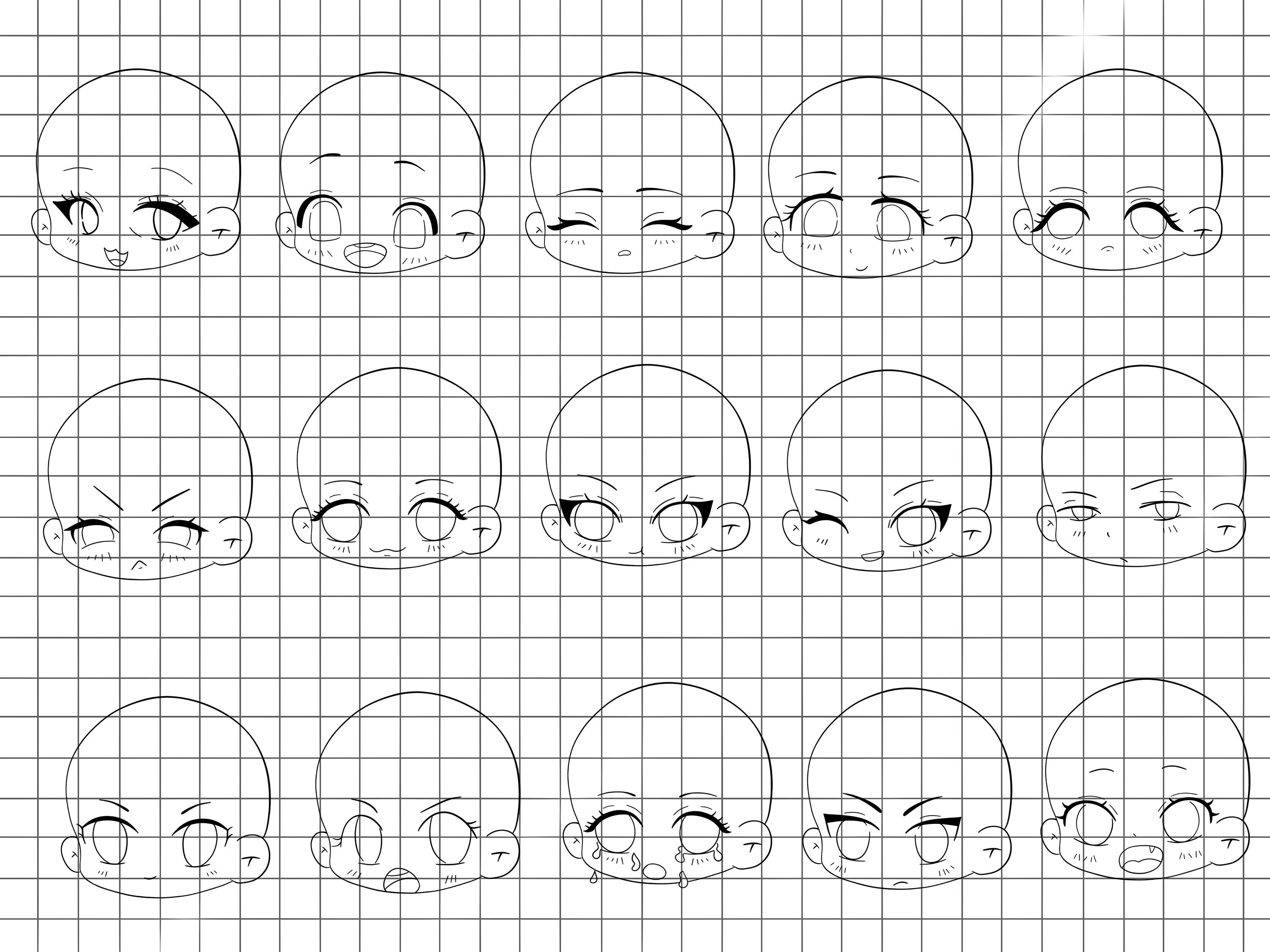 Photoshop Chibi Base Stamp 67 Clip Studio Paint Chibi Draw Fresco ...