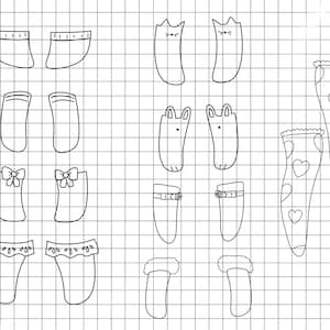 Procreate Chibi Shoes Stamps :shoe Boot Sneaker Socks Brushes Kawaii ...