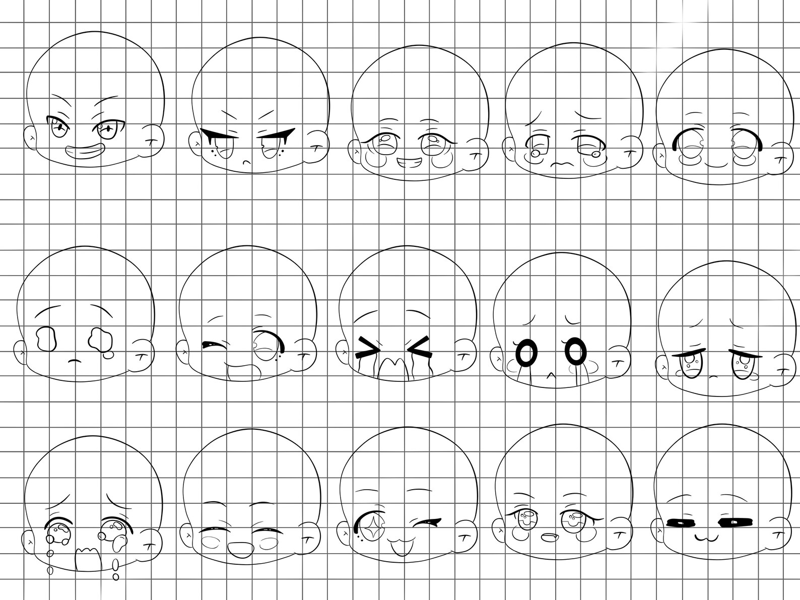 Photoshop Chibi Base Stamp 67 Clip Studio Paint Chibi Draw Fresco ...