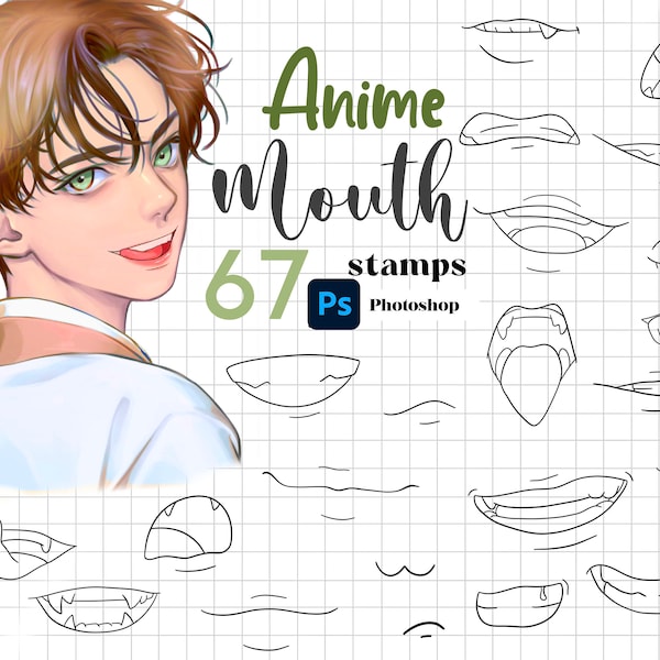 Photoshop anime lips - Etsy.de