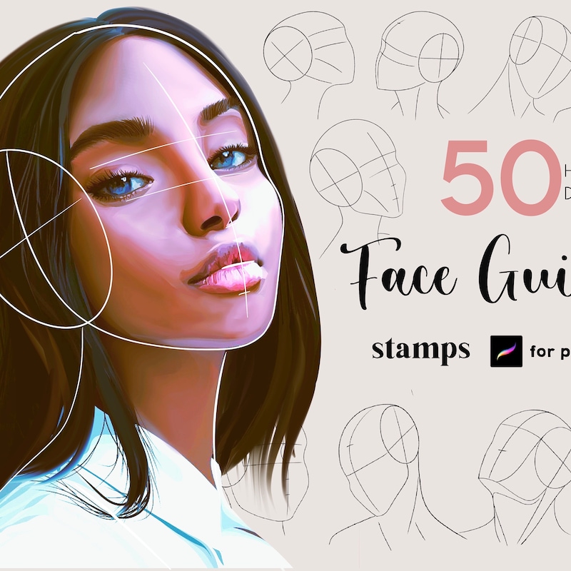 Procreate Head Stamp - Etsy