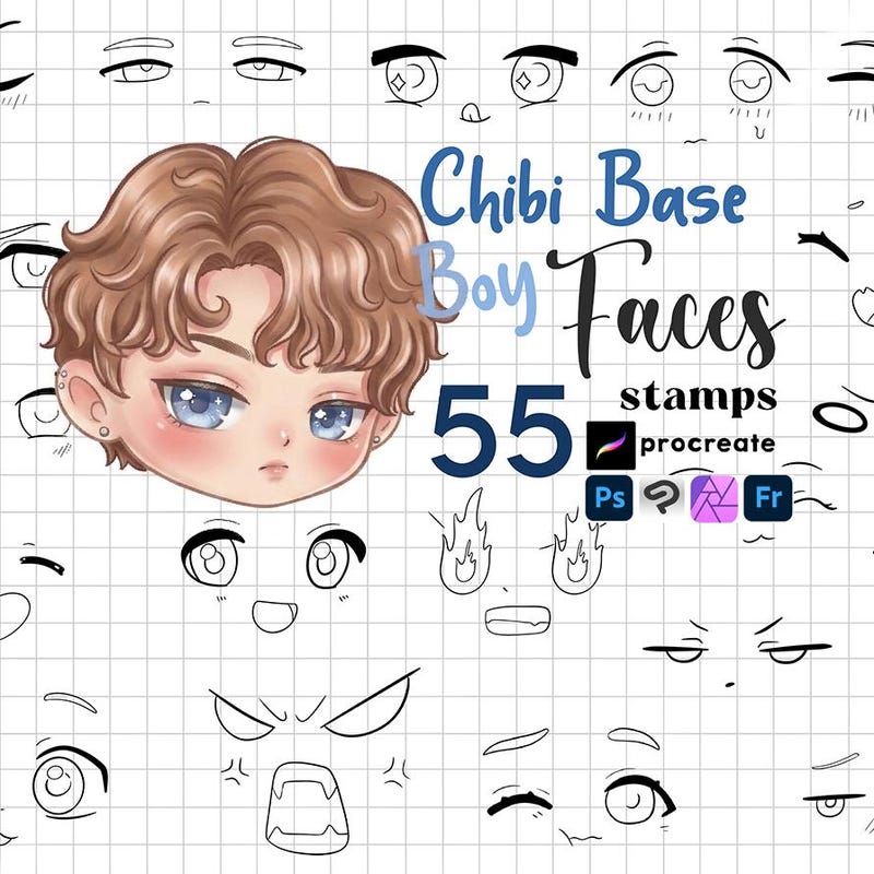 Boy Drawing Base - Etsy