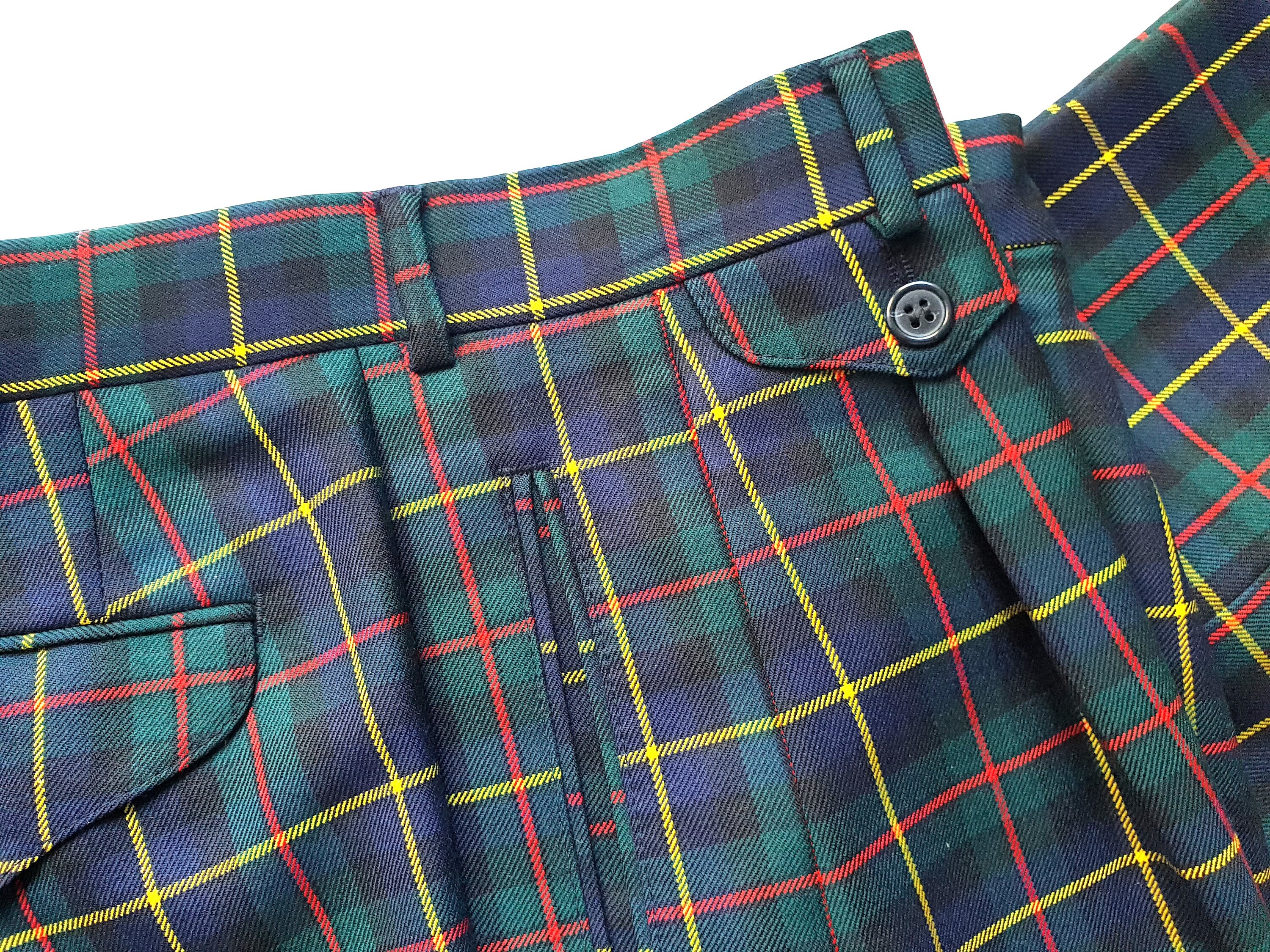 Vintage Men Pants by Kaiser Design Checkered Trousers Pure New Wool ...