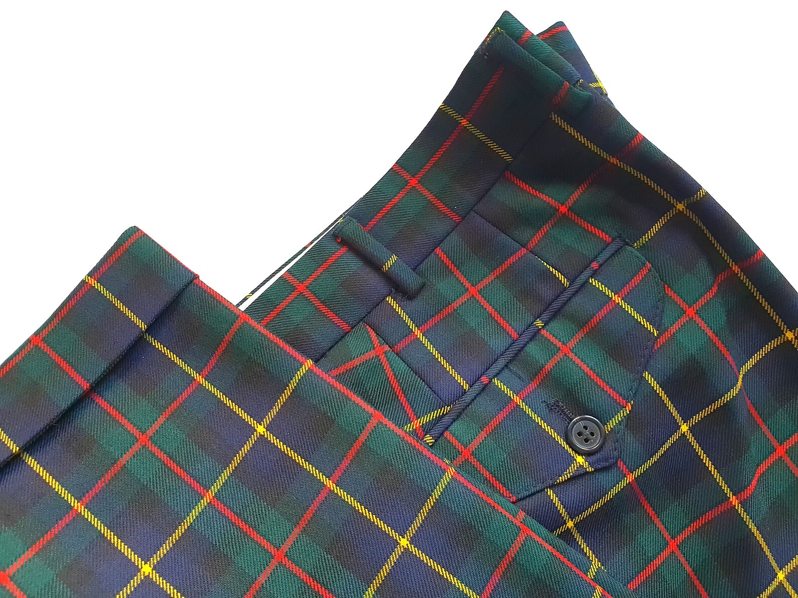 Vintage Men Pants by Kaiser Design Checkered Trousers Pure New Wool ...