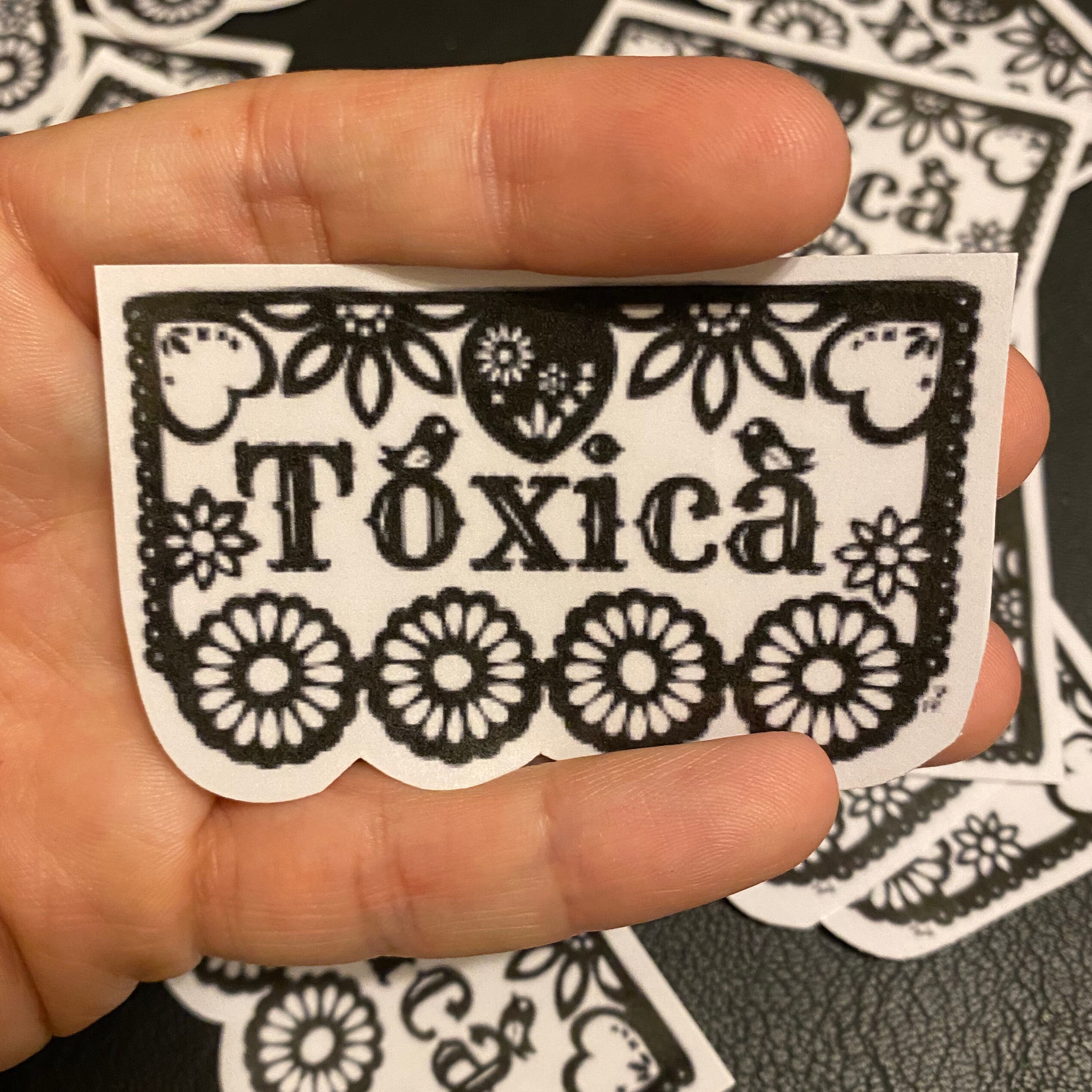 Toxica Sticker - Etsy