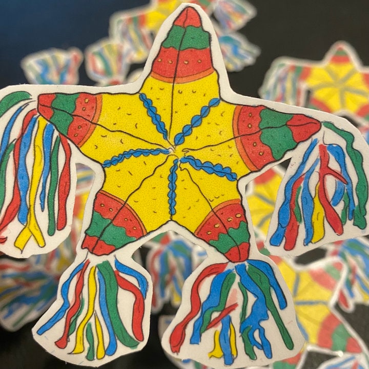 Star Pinata Sticker - Etsy