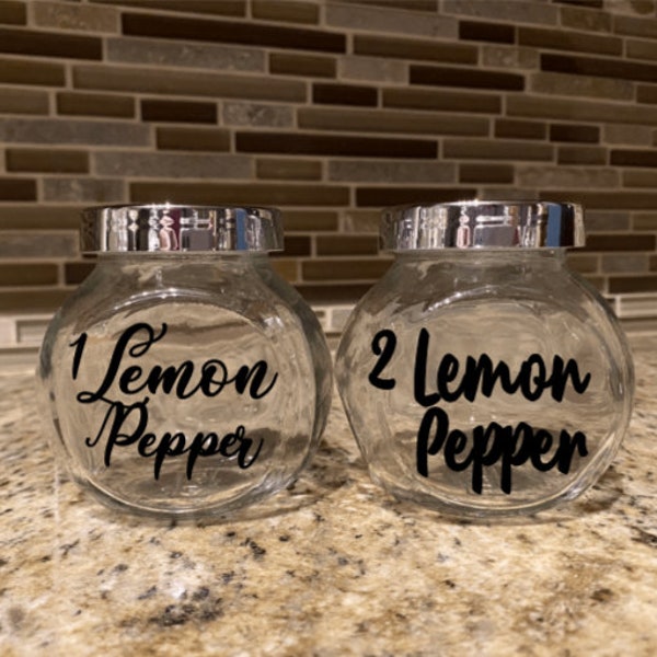 Customizable Spice Jar Labels - Etsy