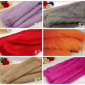 Long Pile Fur Fabric Faux Fur Fabric Cosplay Fur Fabric - Etsy