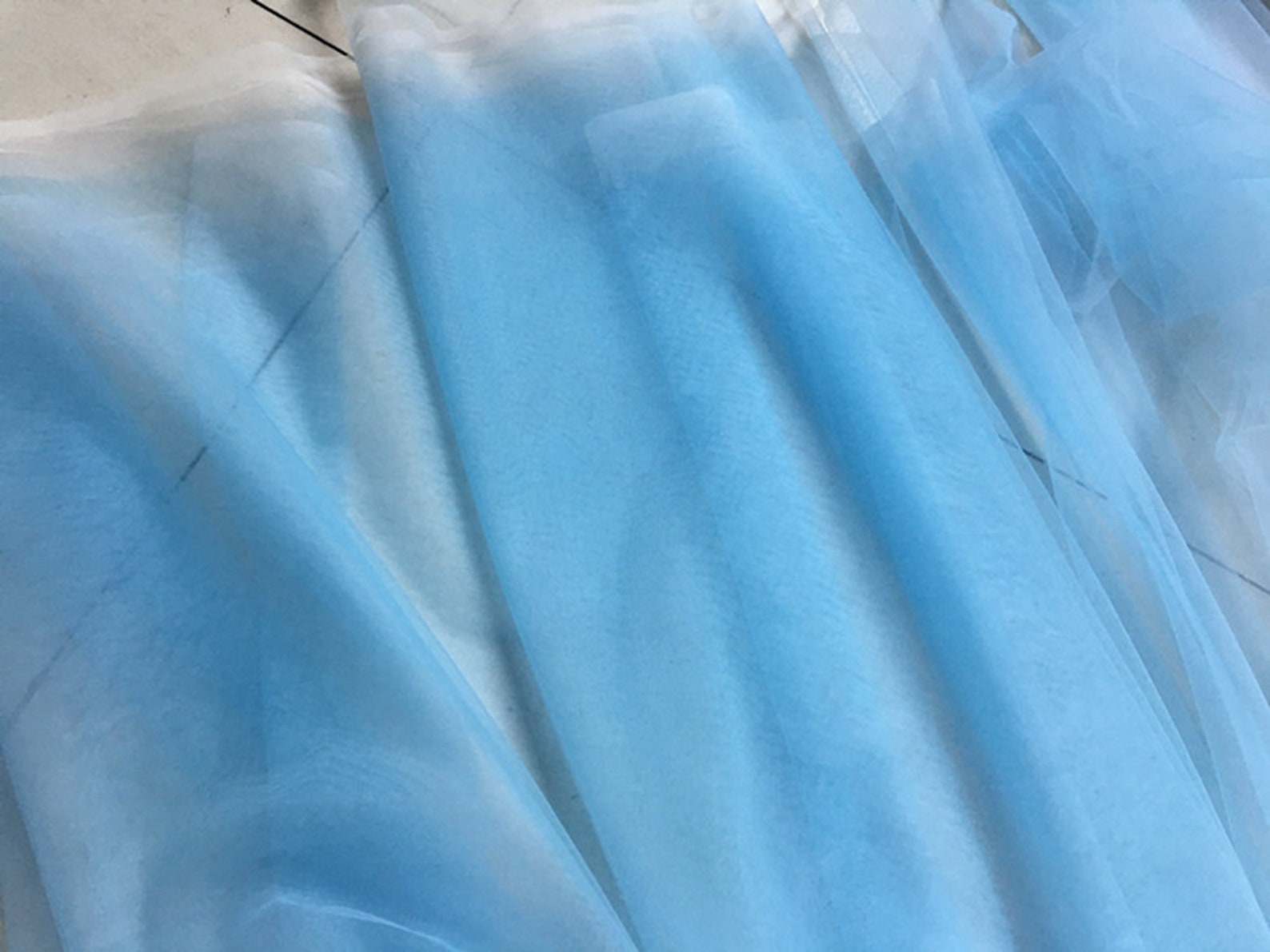 Gradient Mesh Fabric Soft Mesh Transparent Dress Fabric | Etsy