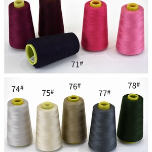 All Purpose Sewing Thread - Available in 70+ Colors - 1500 Yards Each ...
