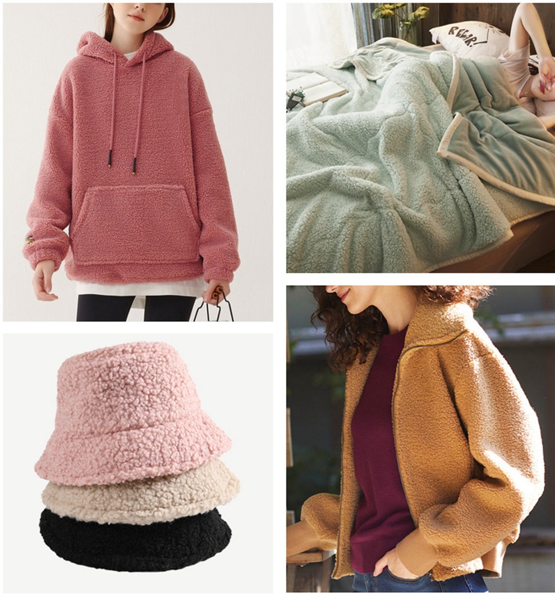 Teddy Plush Fabric Sherpa Fabric Fleece Fabric Cashmere - Etsy