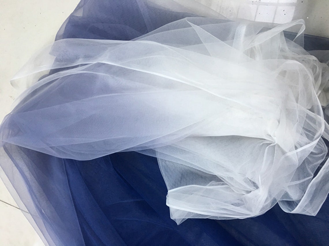 Gradient Mesh Fabric Soft Mesh Transparent Dress Fabric | Etsy