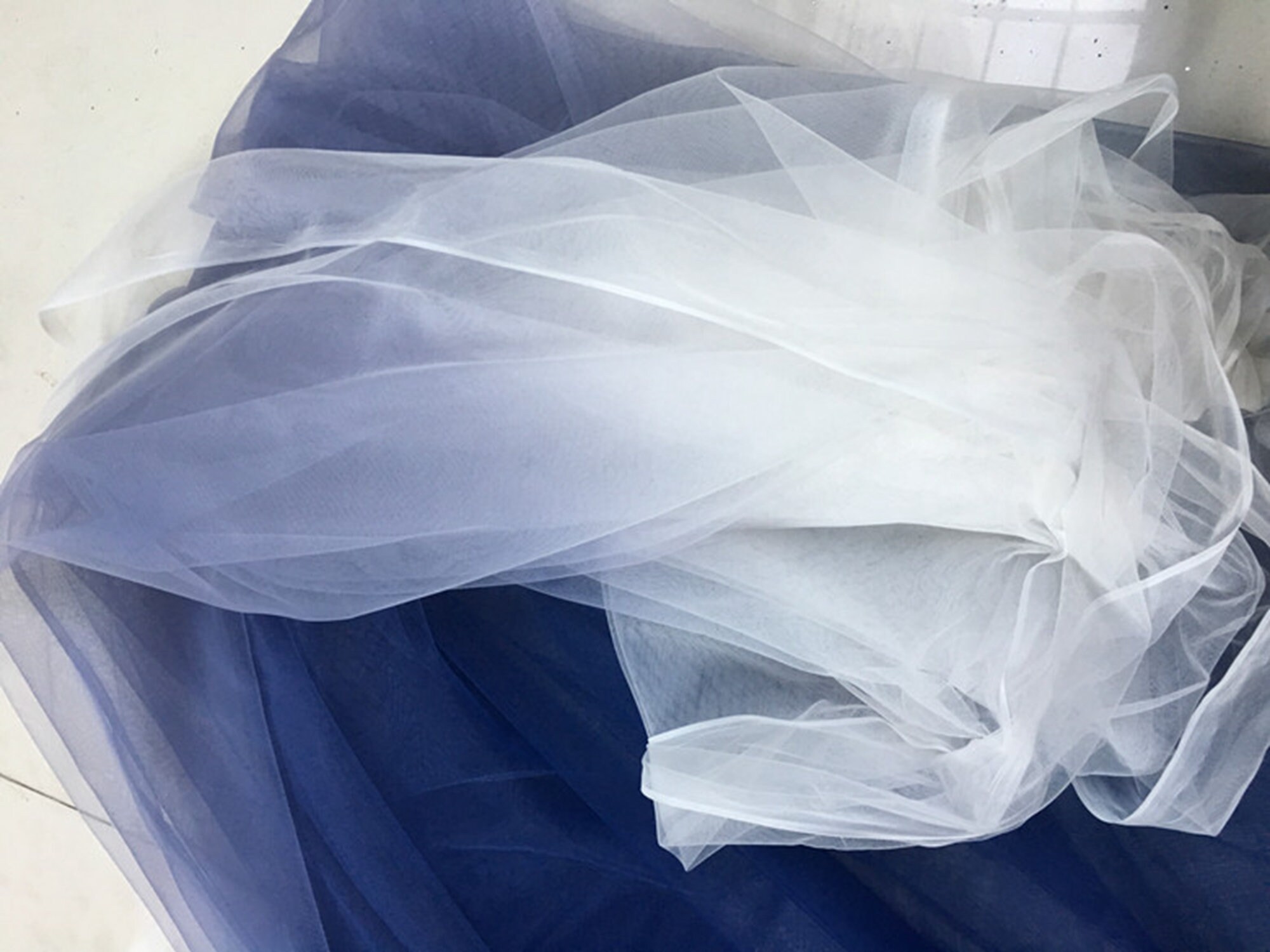 Gradient Mesh Fabric Soft Mesh Transparent Dress Fabric | Etsy