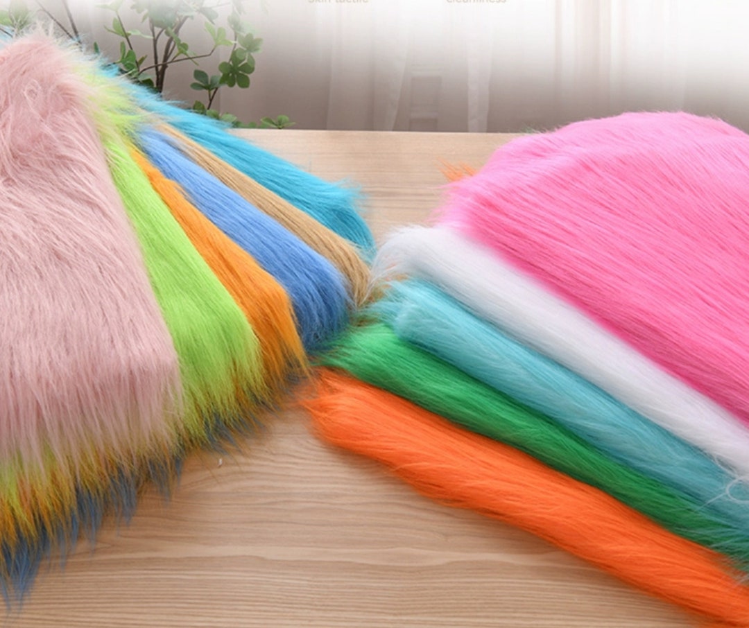 Long Pile Faux Fur Fabric: Luxury Shag, Cosplay Material - Etsy