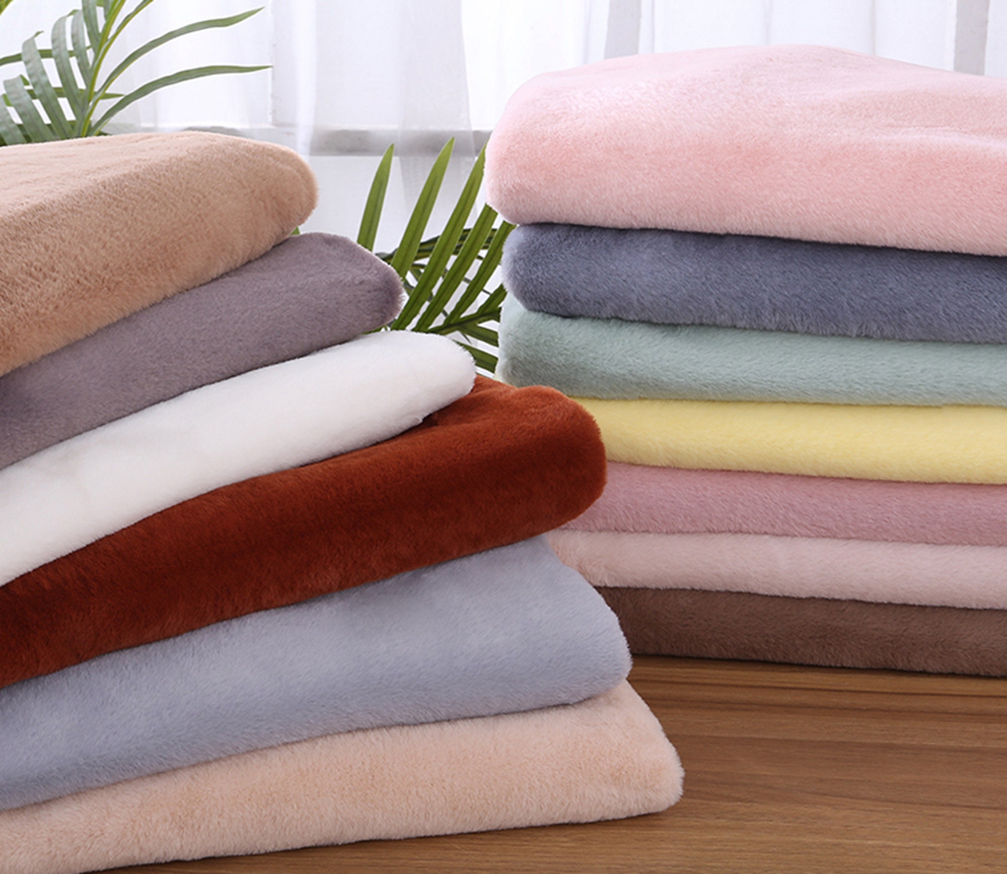 Solid Smooth Minky Fabric Cuddle Fabric Plush Toys Fabric Faux - Etsy