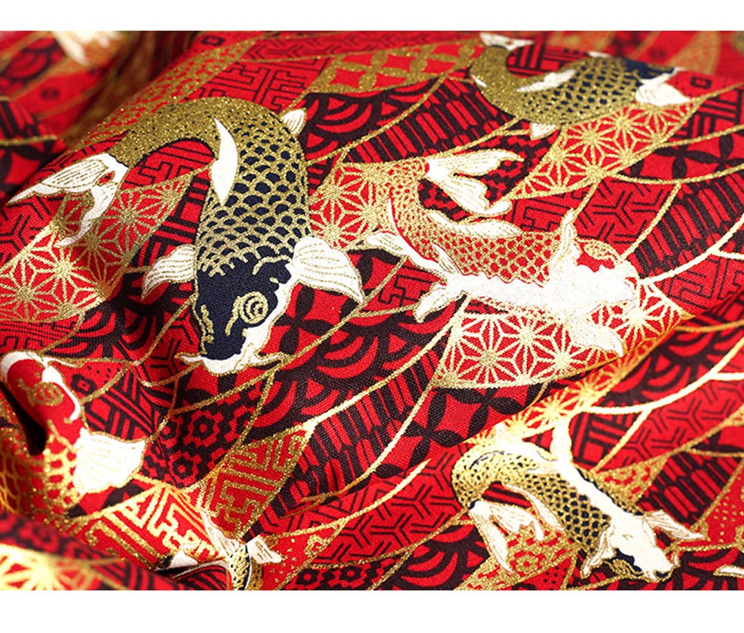 Japanese Fabric - Japanese Cotton Fabric - Pure Cotton - Sewing Fabric ...