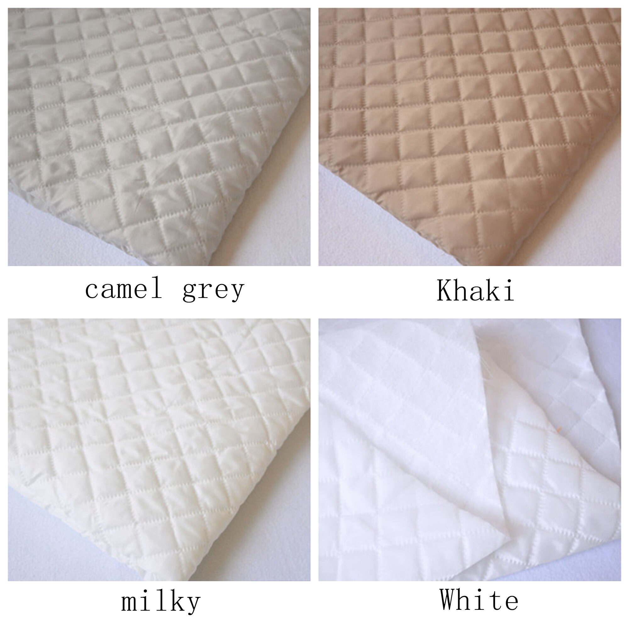 10 Colors Cotton Lining Fabric Thick Quilted Fabric Warm - Etsy