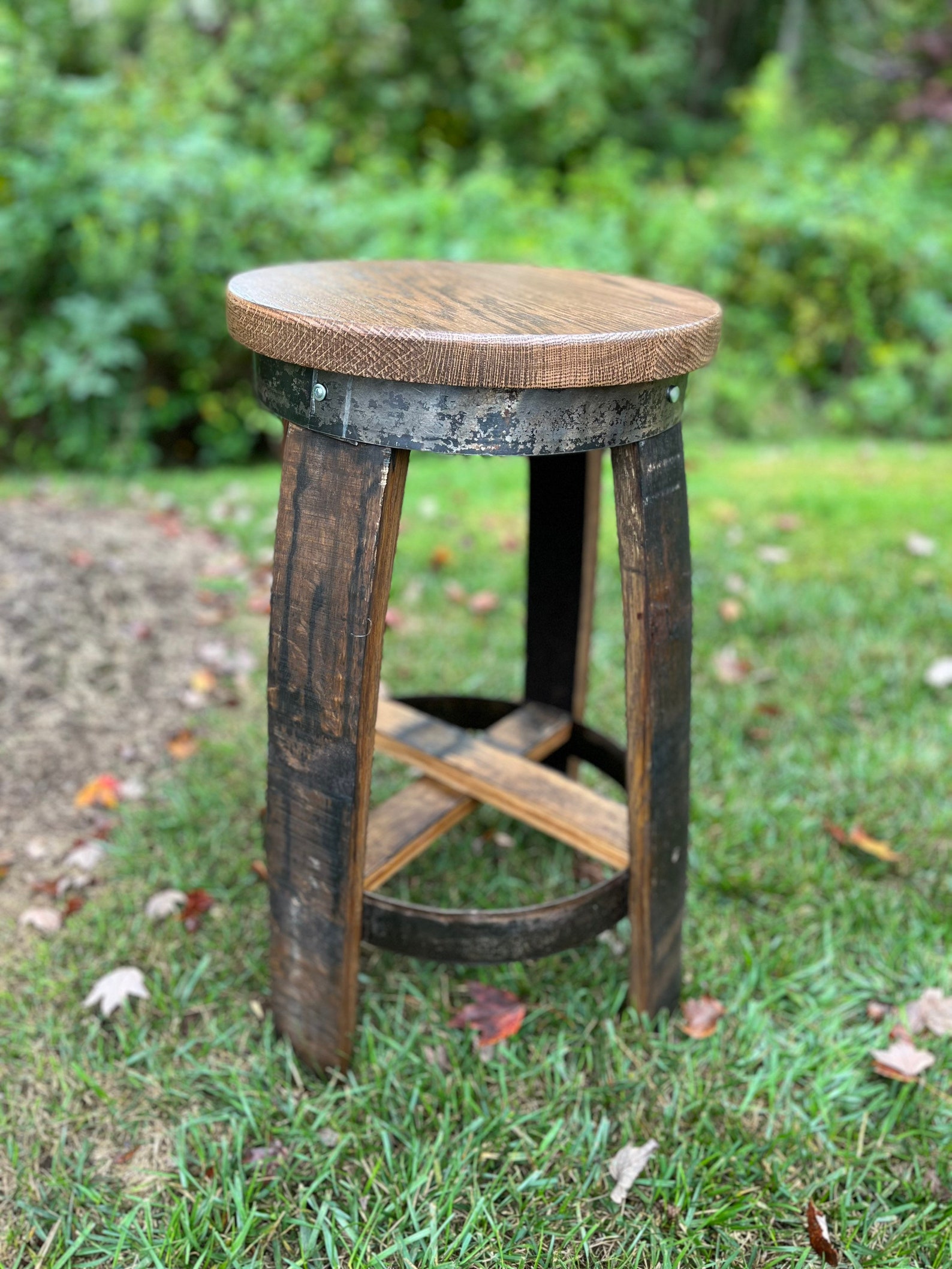 Bourbon Whiskey Barrel Stools Stave Barrel Stools Indoor - Etsy