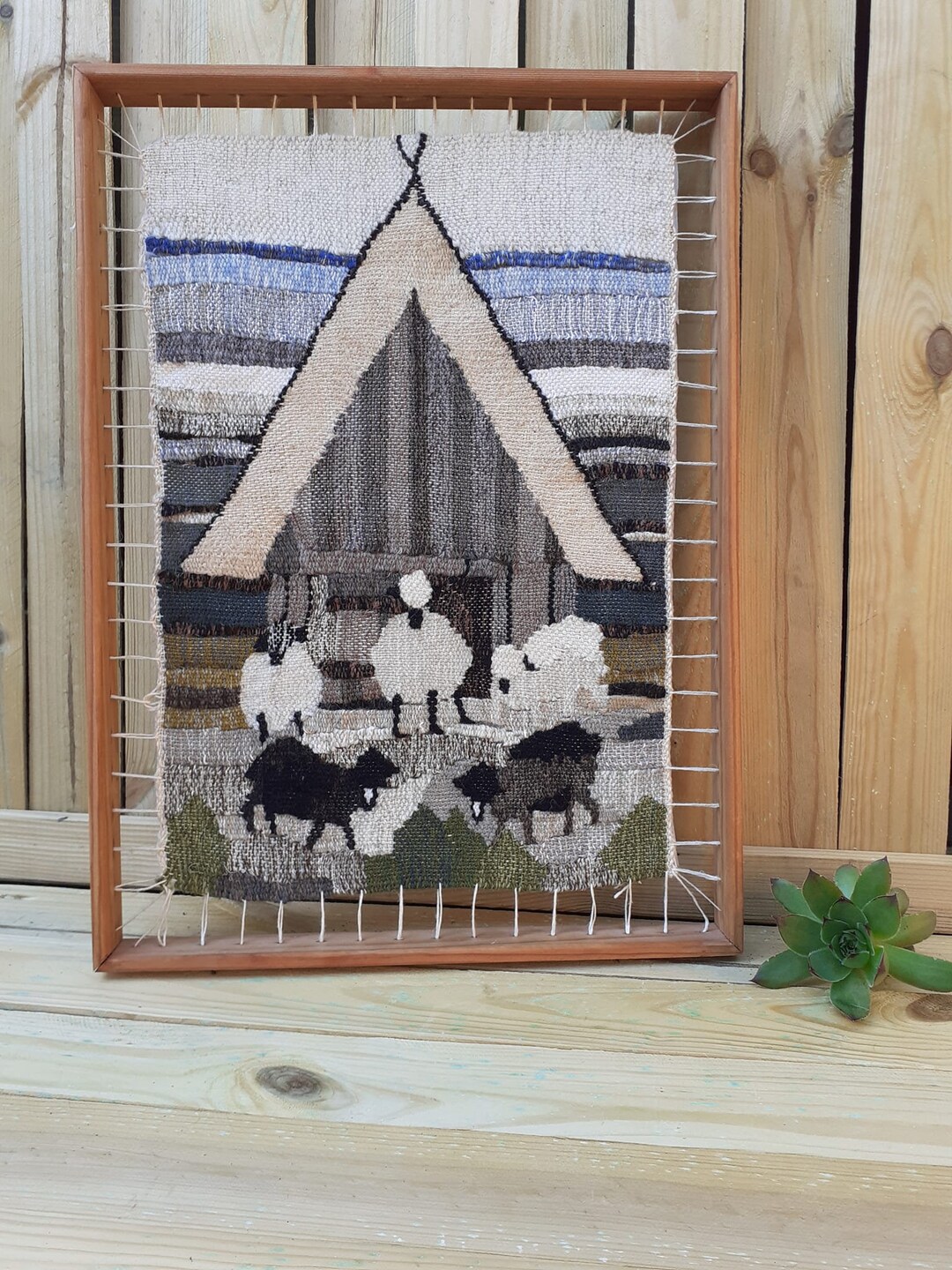 Flemish Tapestry Wall Hanging With Frame Design Cheaps in Sweden - Etsy