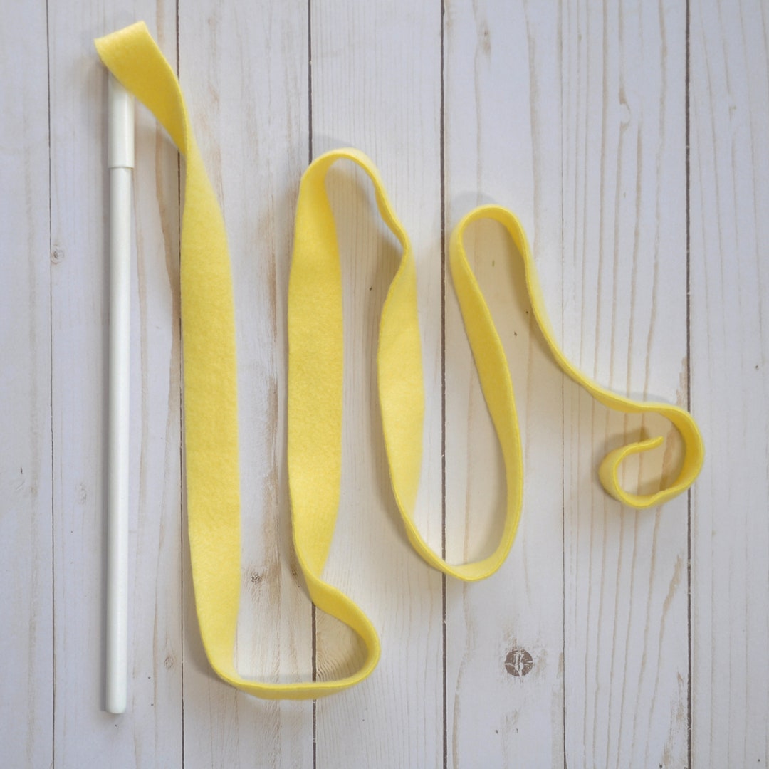 Yellow Whisker Wand Cat Teaser Wand Toy - Etsy